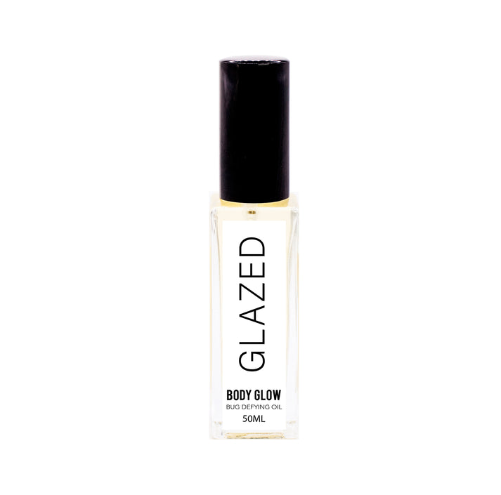 GLAZED Illuminating GLOW Oil + Bug Defying Repellent – the BUZZ skin